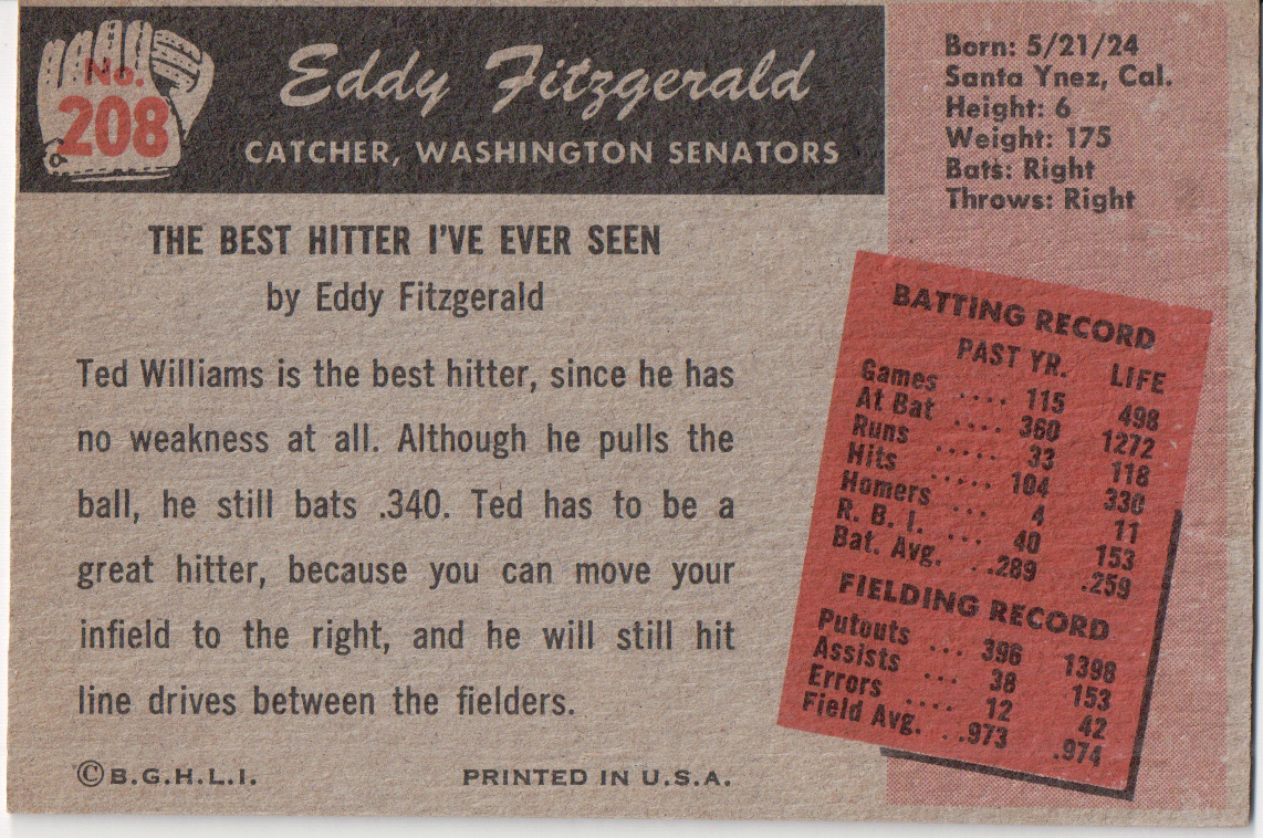 Baseball Cards E-H