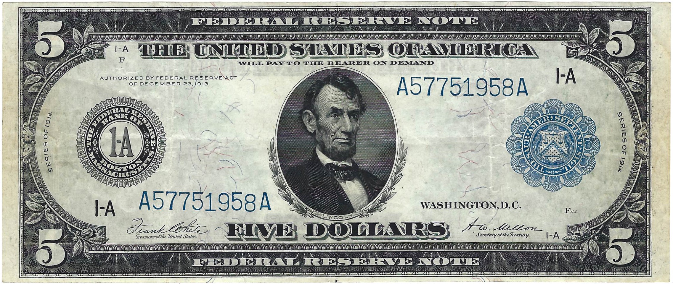 Federal Reserve Notes: Large Size
