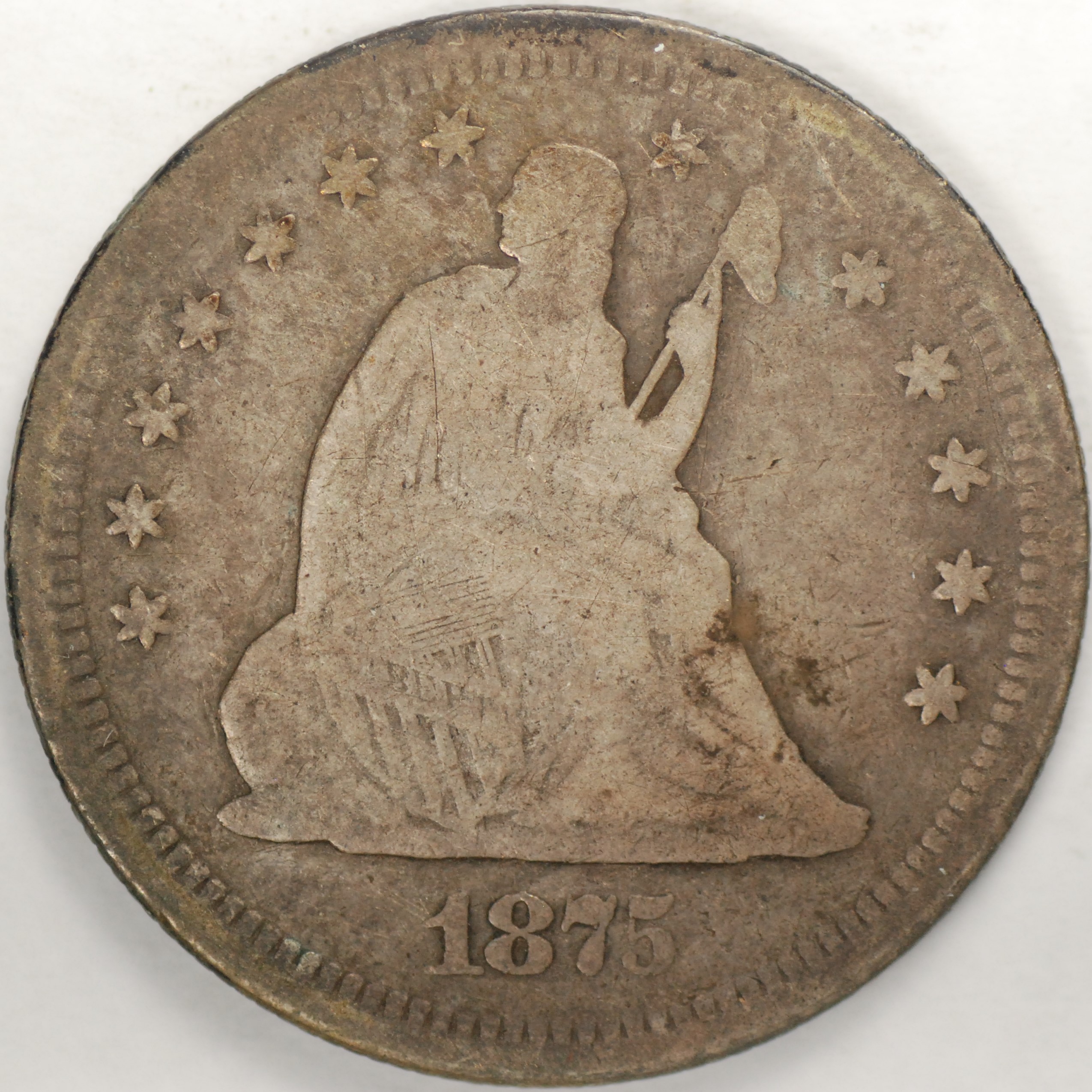 SEATED LIBERTY QUARTERS - 1870s