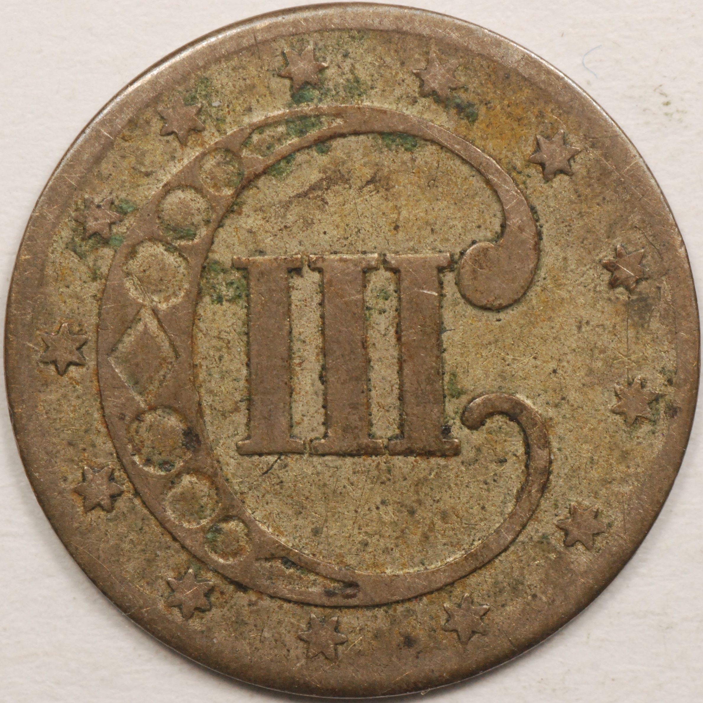 Silver Three Cent Pieces - Type 1, 1853